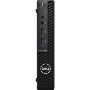 Dell OptiPlex 3000 3080 Desktop Computer - Intel Core i5 10th Gen i5-10500T Hexa-core (6 Core) 2.30 GHz - 8 GB RAM DDR4 SDRAM - 256 GB NVMe M.2 PCI Express M.2 SSD - Micro PC - Black (Renewed)