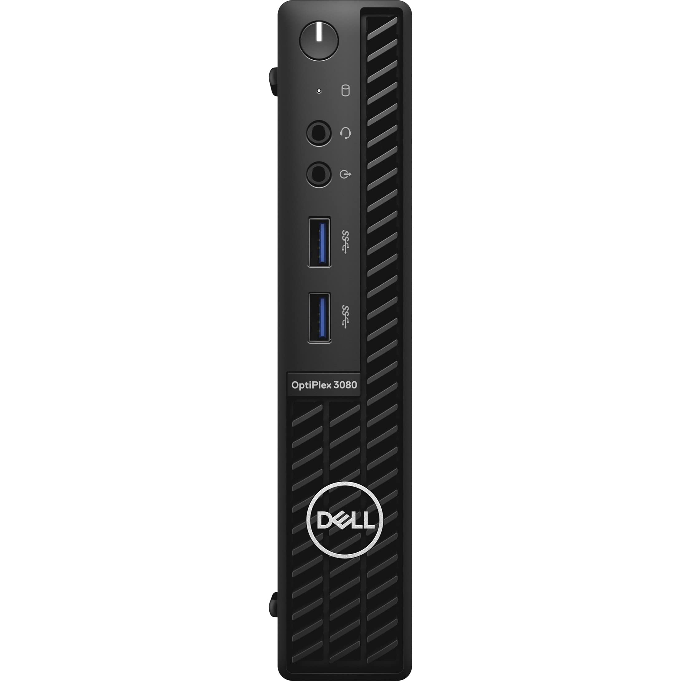 Dell OptiPlex 3000 3080 Desktop Computer - Intel Core i5 10th Gen i5-10500T Hexa-core (6 Core) 2.30 GHz - 8 GB RAM DDR4 SDRAM - 256 GB NVMe M.2 PCI Express M.2 SSD - Micro PC - Black (Renewed)