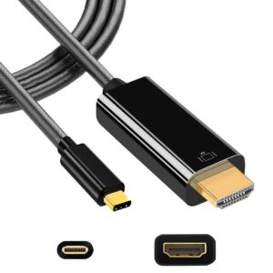 klangdorf usb type c to hdmi cord 6ft long cable