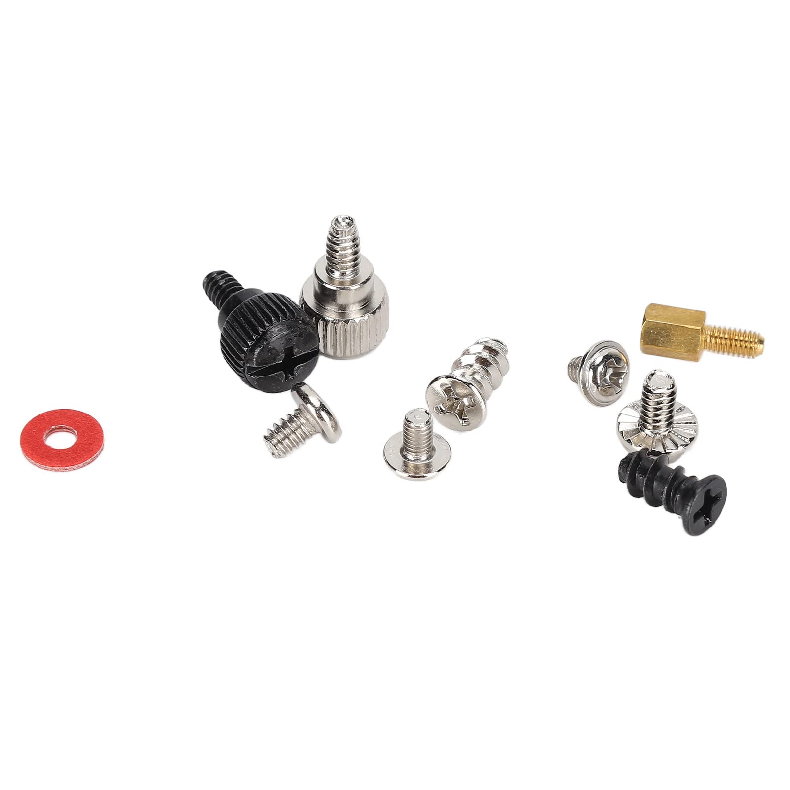 PC Screws Assortment, Cable Tie Computer Screw Washer Various Sizes Screwdriver for Motherboard for CPU Disk for Maintenance