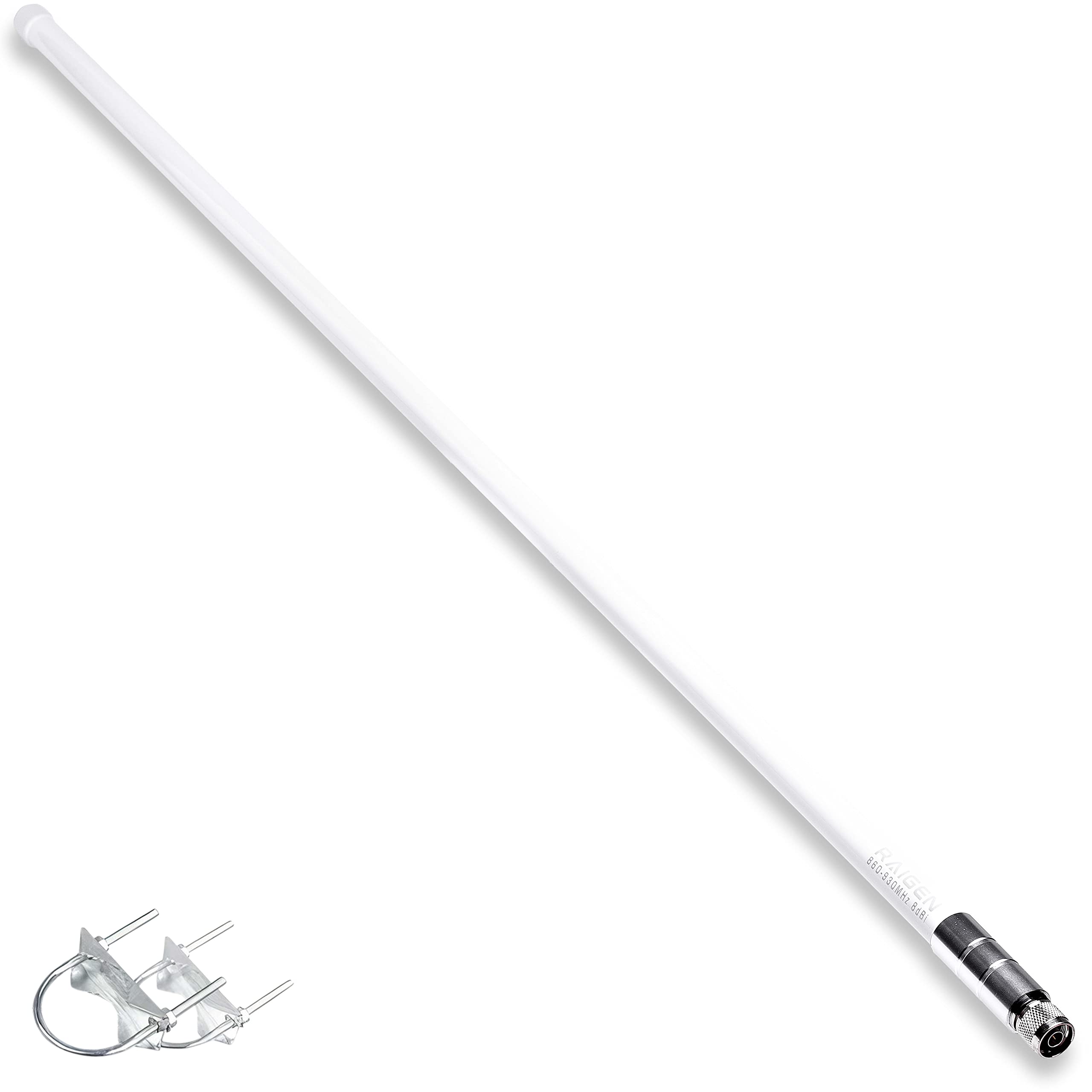 RAIGEN Helium Miner 8dBi Antenna LoRa 915 MHz 43.3in Outdoor Omni-Directional HNT Hotspot for MNTD, Nebra, RAK, Bobcat, Syncrob, and Sensecap [Cables Sold Separately] (8 dbi)