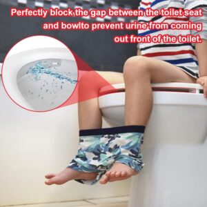 YueJuan Pee Guard for Toilet Seat, Toilet Splash Guard, Potty Training Pee Splash Guard for Kids, with Superglue -Strongest Stickiness, Prevents Kids and Adult from Peeing Splash(Transparent 2 Pcs)