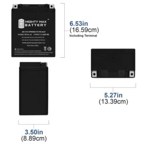 Mighty Max Battery YB14L-A2 12V 12Ah Replacement Battery for AGM ES14LA2