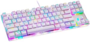 xylxj mechanical gaming keyboard rgb led rainbow backlit wired keyboard