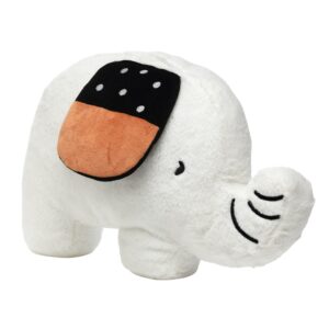 Lambs & Ivy Jungle Elephant Pillow Plush White