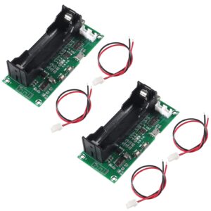 aitiao 2pcs xh-a153 bluetooth power amplifier board 5w+5w dual channels digital subwoofer module stereo amplify audio low power homemade amp module amplifier board audio parts for diy speaker