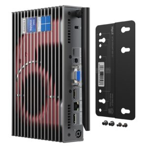 mele fanless mini pc computer pcg35 j4125 8gb 128gb windows-11-pro micro pc support m.2 nvme ssd 2.5" hdd/ssd 2x hdmi 4k +1x vga triple display wifi 6 gigabit ethernet bt5.2 on business office home