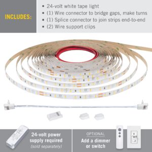 Armacost Lighting RibbonFlex Pro LED Tape Light, Bright White (4000K), 60LEDs/M, 32.8' (10M) 24V (155250)