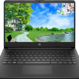 hp Newest Stream 14inch HD Display, Intel Celeron N4020 Dual-Core Processor, 4GB DDR4 Memory, 128GB Storage (64GB eMMC+64GB Card),WiFi,Webcam,Bluetooth,1-Year Microsoft 365, Windows 11 S, Jet Black