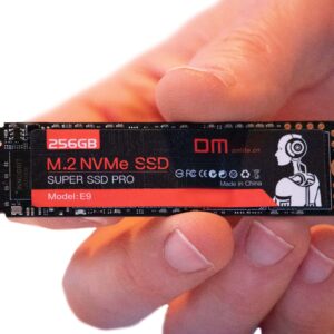 Dynon Metrics PCIe NVMe M.2 Internal SSD Hard Drive – NVMe1.3 Standard Internal SSD Board – Fast Speed Data Transfer – Compact Internal Solid State Drive – 4 Flash Drive Memory Channels - 256 GB