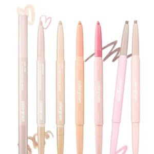 COLORGRAM Under Eye Highlighter Stick 02 Cool Tone | Silky-Smooth Long-Lasting Highlighter & Contouring Stick for Smudge-Proof, Shining Daily Makeup | K-Beauty Face Highlighters & Luminizers