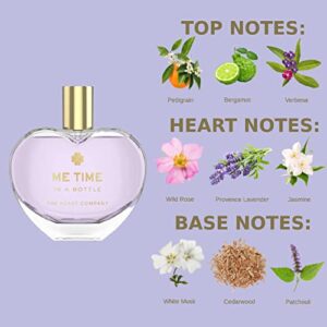 THE HEART COMPANY | Me Time in a bottle | Lavender Perfume for women | Vegan Women's Eau de Parfum Fragrance Spray 75ml - 2.5 fl.oz.