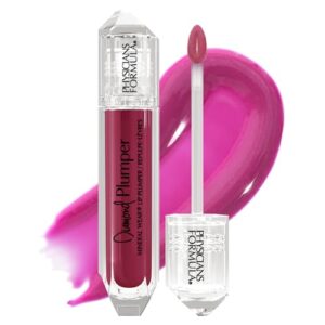 physicians formula mineral wear diamond lip plumper gloss, dermatologist tested, brilliant berry diamond