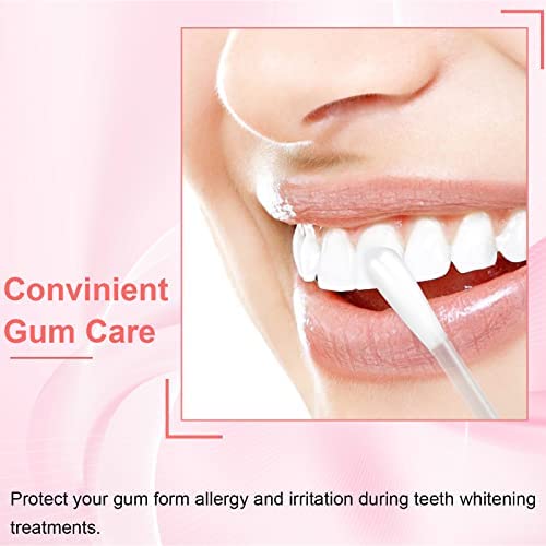 100PCS Vitamin E Stick Swab, Kugge Disposable VE Lip Oil Q-tip with Free Storage Case, for Teeth Whitening, Lip Moisturizing and Anti-Allergy for Gum