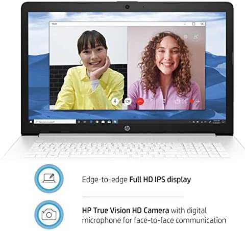 New HP 17.3" FHD IPS Display Laptop, 11th Gen Quad-Core Intel Core i5-1135G7(Beats i7-8500), Backlit Keyboard, Bundle with HDMI, Windows 11 Home, Silver (8GB|256GB SSD)