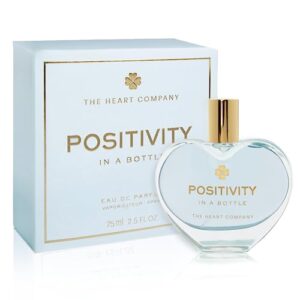 the heart company | positivity in a bottle | fresh perfume for women | vegan gifts for women | women's eau de parfum spray 75ml - 2.5 fl oz.