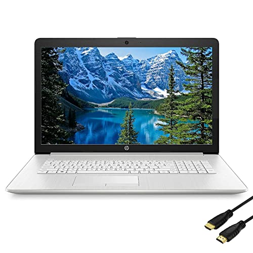 New HP 17.3" FHD IPS Display Laptop, 11th Gen Quad-Core Intel Core i5-1135G7(Beats i7-8500), Backlit Keyboard, Bundle with HDMI, Windows 11 Home, Silver (8GB|256GB SSD)