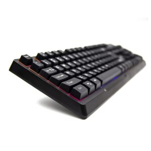 ZADEZ Membrane Gaming Keyboard - G-850K - PC Gaming Keyboard, RGB LED Backlit Keyboard with Multimedia Keys for Windows, Laptop, PC Gamers, Black