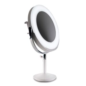 ilios lighting beauty ring light - all-in-one makeup mirror & ring light co created with makeup by mario / mario dedivanovic ideal for makeup artists, content creators & beauty lovers