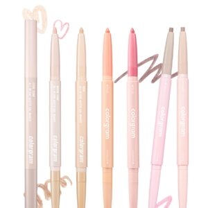 COLORGRAM Under Eye Highlighter Stick 01 Warm Tone | Silky-Smooth Long-Lasting Highlighter & Contouring Stick for Smudge-Proof, Shining Daily Makeup | K-Beauty Face Highlighters & Luminizers