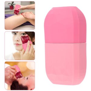 Beaupretty Facial Massage Ice Roller Skin Care Cooling Anti- Wrinkles Skin Care Eye Roller Skin Care Tool for Wrinkles Reduce Puffiness (Pink)