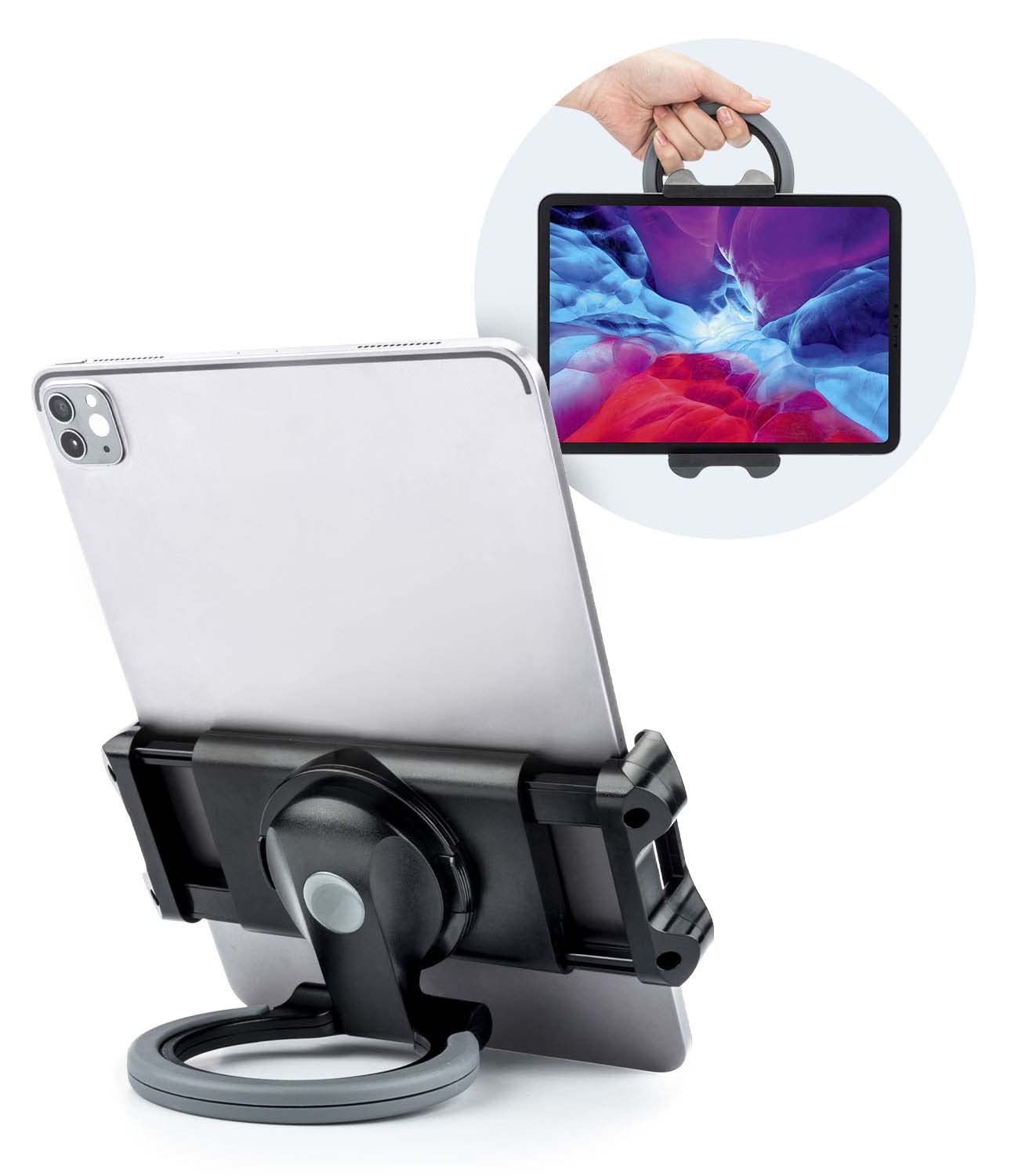 GOOSPERY Compatible with iPad ChromeBook Kindle Tablet Hand Grip Holder Accessory for e-Reading, Drawing, Video Viewing Compatible with iPad Pro 12.9 11 10.5 Air 2 2022