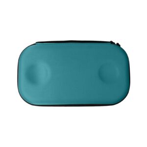 micro stethoscope case,hard eva stethoscope storage bag with mesh pocket zipper for littmann,waterproof(dark green)