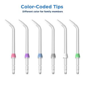 Replacement Heads for Waterpik, Replacement Picks for Water Pik Water Flosser (6 Orthodontic Tips)