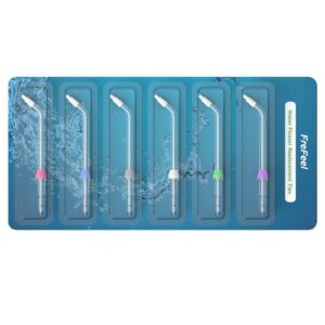 Replacement Heads for Waterpik, Replacement Picks for Water Pik Water Flosser (6 Orthodontic Tips)