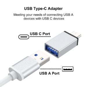 USB to Ethernet Adapter, 3 USB 3.0 Ports with RJ45 Gigabit Ethernet Adapter, USB 3.0 Hub and 1000Mbps Network Adapter Support Windows, Chromebook, Mac, Linux (USB C Adapter Included)