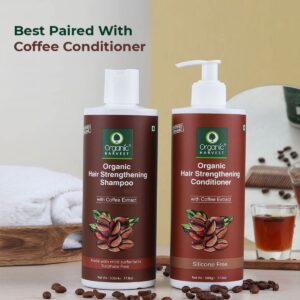 Organic Harvest Coffee Shampoo For Hair Fall Control & Hair Growth, Hair Strengthening Shampoo for Women - 500ml