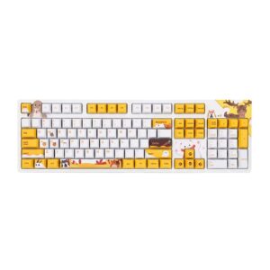 XYLXJ USB Wired Mechanical Keyboard 104Keys Gaming Keyboard for Gaming and Typing,Compatible for Mac/PC/Laptop