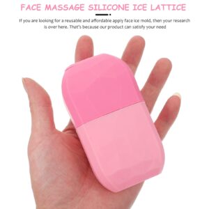 Beaupretty Facial Massage Ice Roller Skin Care Cooling Anti- Wrinkles Skin Care Eye Roller Skin Care Tool for Wrinkles Reduce Puffiness (Pink)