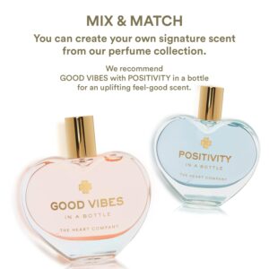 THE HEART COMPANY | Good Vibes in a bottle | Vegan Gourmand Perfume for women | Fruity Women's Eau de Parfum | Sweet Fragrance 75ml - 2.5 fl oz.