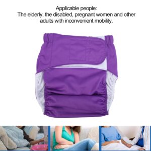 Incontinence Protection Nappies, Breathable Reusable Good Water Absorption Adult Cloth Diaper for Home for Hospital(Large Size)