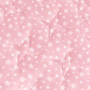 Hexagon Mat Princess Tent Rug, Plush Soft Playpen Mat Fitted for Monobeach Princess Castle, Non Slip Pink Star Nursery Rug for Baby Girl Room Decor, 55" L x 47" W