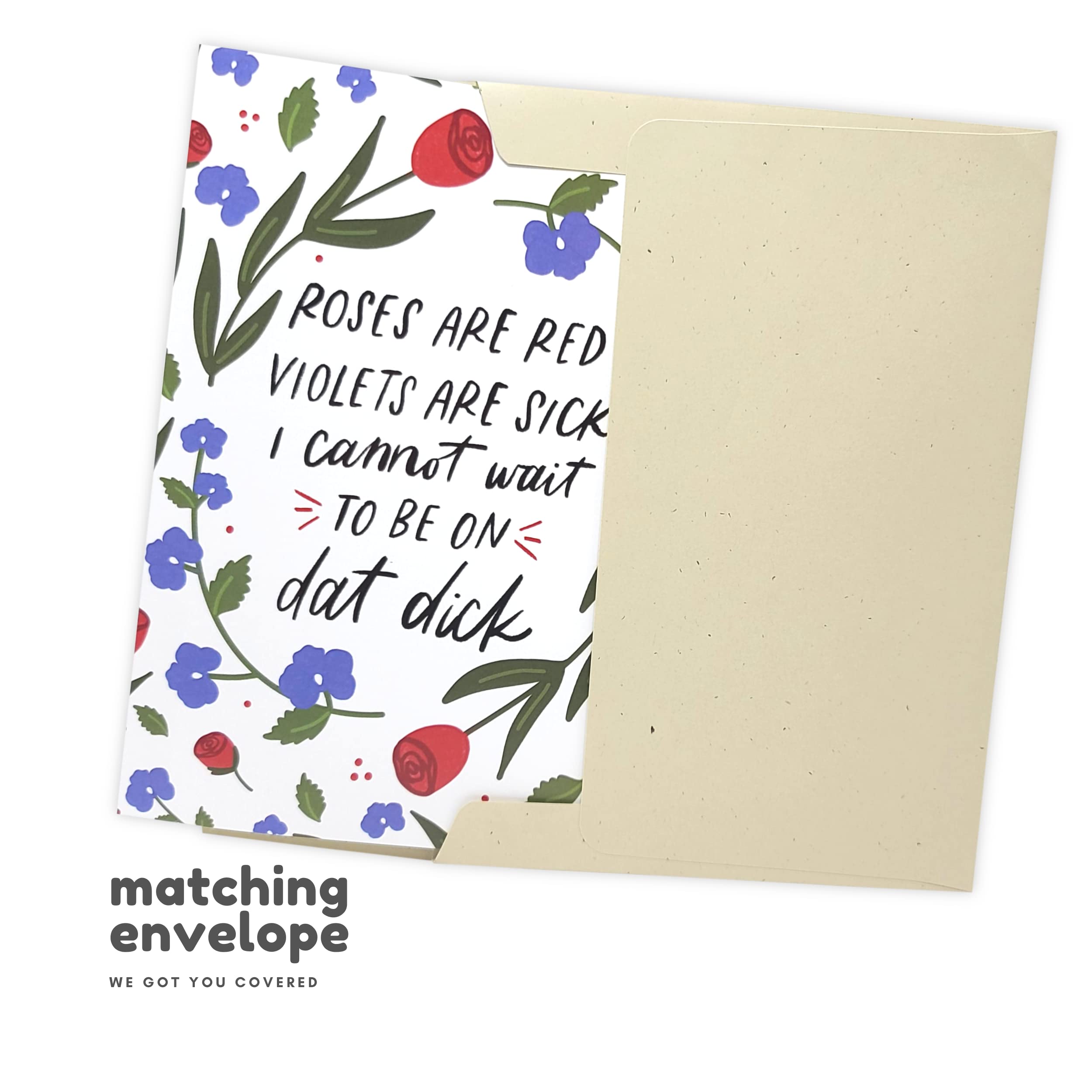 Sleazy Greetings Funny Valentine's Day Card For Boyfriend | I Cannot Wait To Be On Dat | Naughty Birthday Card For Men | Funny Anniversary Cards For Husband