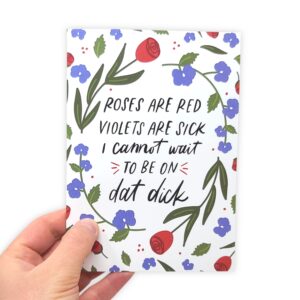 Sleazy Greetings Funny Valentine's Day Card For Boyfriend | I Cannot Wait To Be On Dat | Naughty Birthday Card For Men | Funny Anniversary Cards For Husband