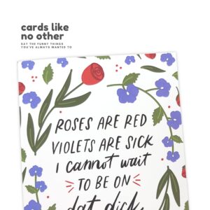 Sleazy Greetings Funny Valentine's Day Card For Boyfriend | I Cannot Wait To Be On Dat | Naughty Birthday Card For Men | Funny Anniversary Cards For Husband