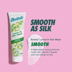 Batiste Heat Protectant For Hair & Leave In Conditioner Hair Mask, Repair and Restore Formula, Hair Conditioner for Dry or Wet Hair, Infused with vitamin E for Enhancing Haircare, 4.3oz.