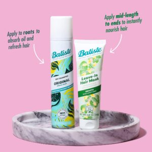 Batiste Heat Protectant For Hair & Leave In Conditioner Hair Mask, Repair and Restore Formula, Hair Conditioner for Dry or Wet Hair, Infused with vitamin E for Enhancing Haircare, 4.3oz.