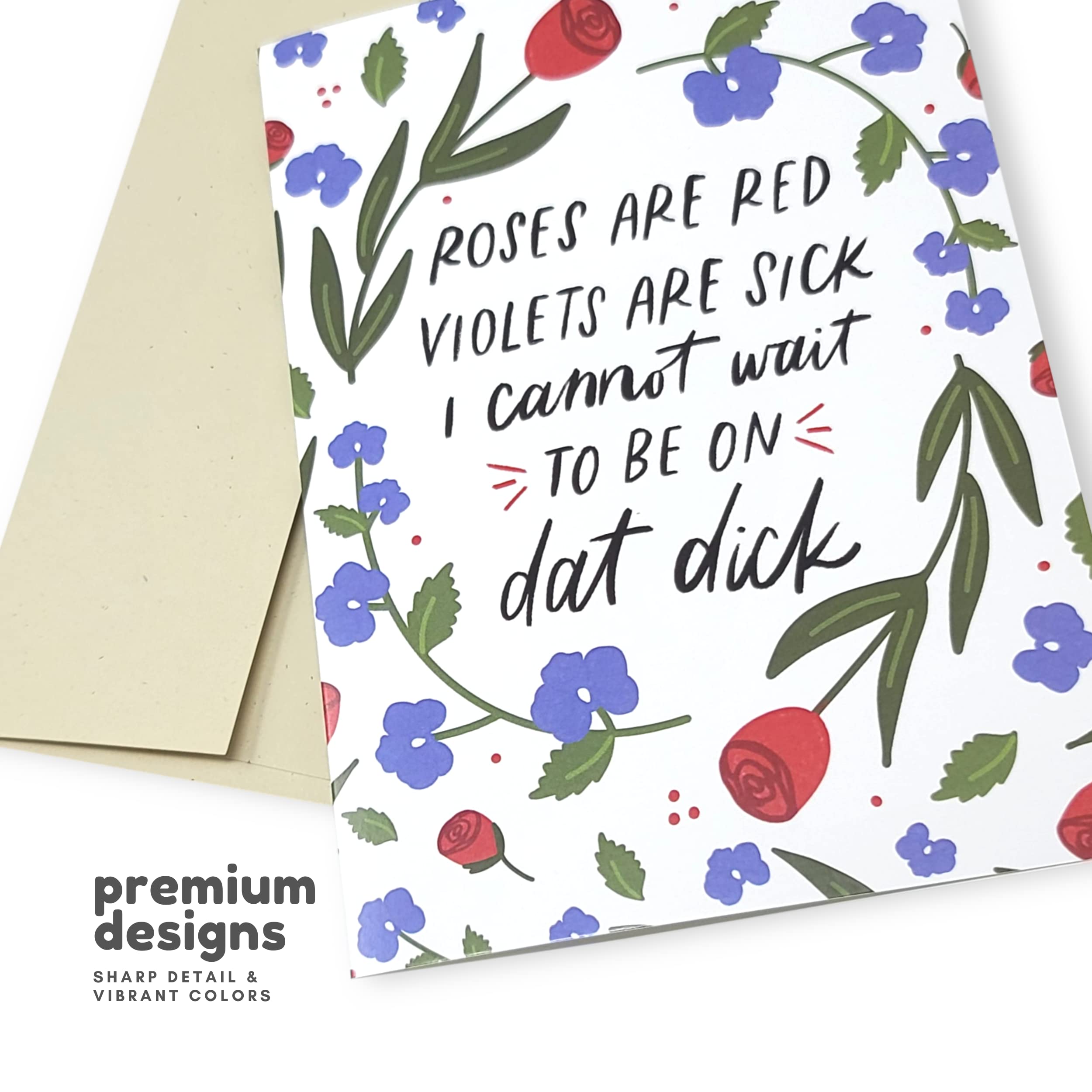 Sleazy Greetings Funny Valentine's Day Card For Boyfriend | I Cannot Wait To Be On Dat | Naughty Birthday Card For Men | Funny Anniversary Cards For Husband