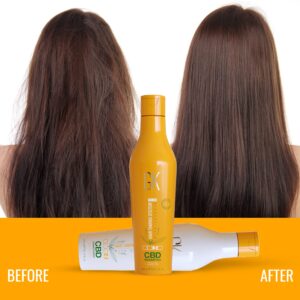 GK HAIR Global Keratin Hemp Shampoo and Conditioner Sets (8.11 Fl Oz/240ml) Hydrating Strengthening Damaged Repair Provides Nourishing & Shine Infused with Natural Organic Vegan Sulfate Paraben Free