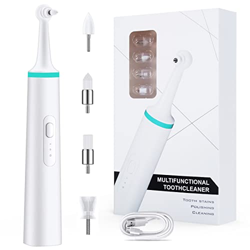 Electric Tooth Polisher, Household Dental Tartar Calculus Remover for Fighting Tooth Smoke and Tea Stains Teeth Whitening Cleaning Kit for People and Pet Dog