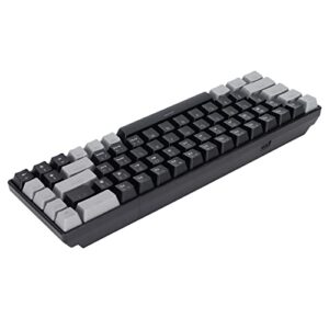 Zyyini Mechanical Keyboard, 68-Key Wired Mechanical Gaming Keyboard with RGB Backlit, USB Typewriter Keyboard Computer Component for Windows for Android Gaming PC(Black)