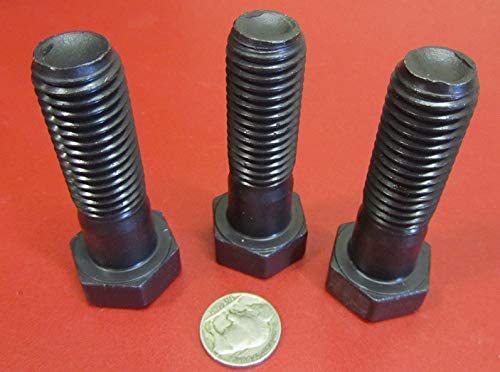 Generic Class 10.9 Steel Hex Bolts M18 x 2.5 mm x 60 mm Long PT 5 pcs, Bolt-1699-21-11, Black