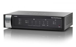 cisco designed rv320 dual wan vpn router - 6 ports - desktop (renewed)