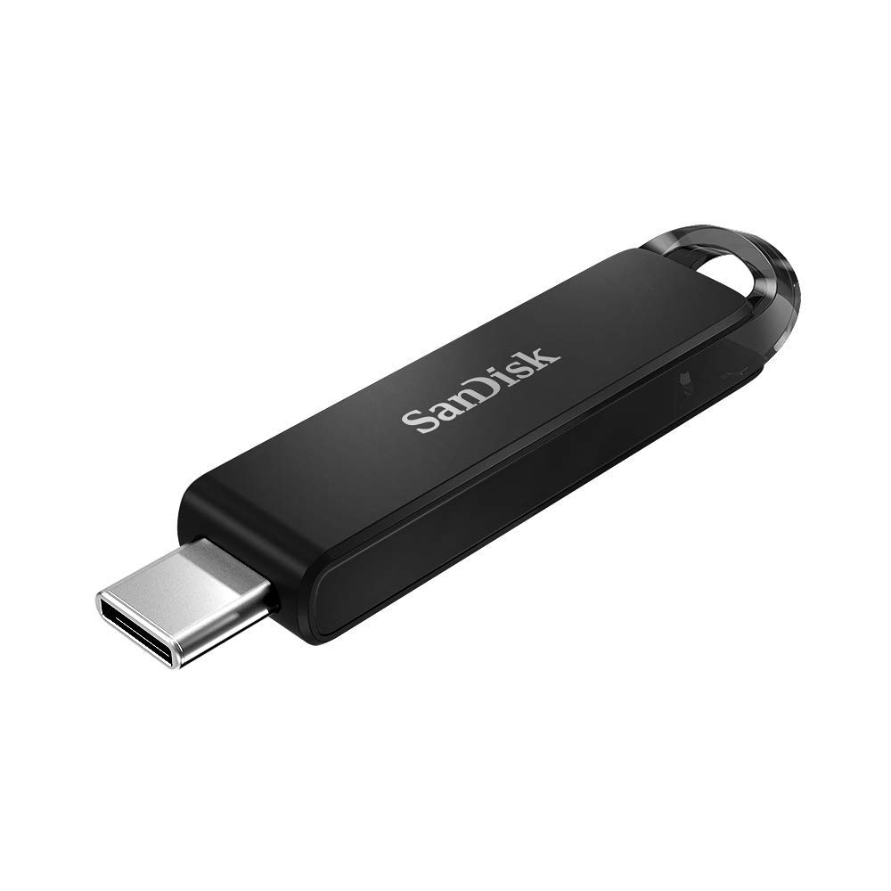 SanDisk Ultra USB 256GB Type-C Flash Drive Works with Dell XPS 13 Touch, XPS 15, XPS 17, XPS 13 2-in-1 PCs & Laptops (SDCZ460-256G-G46) Gen 1 USB 3.1 Bundle with (1) Everything But Stromboli Lanyard