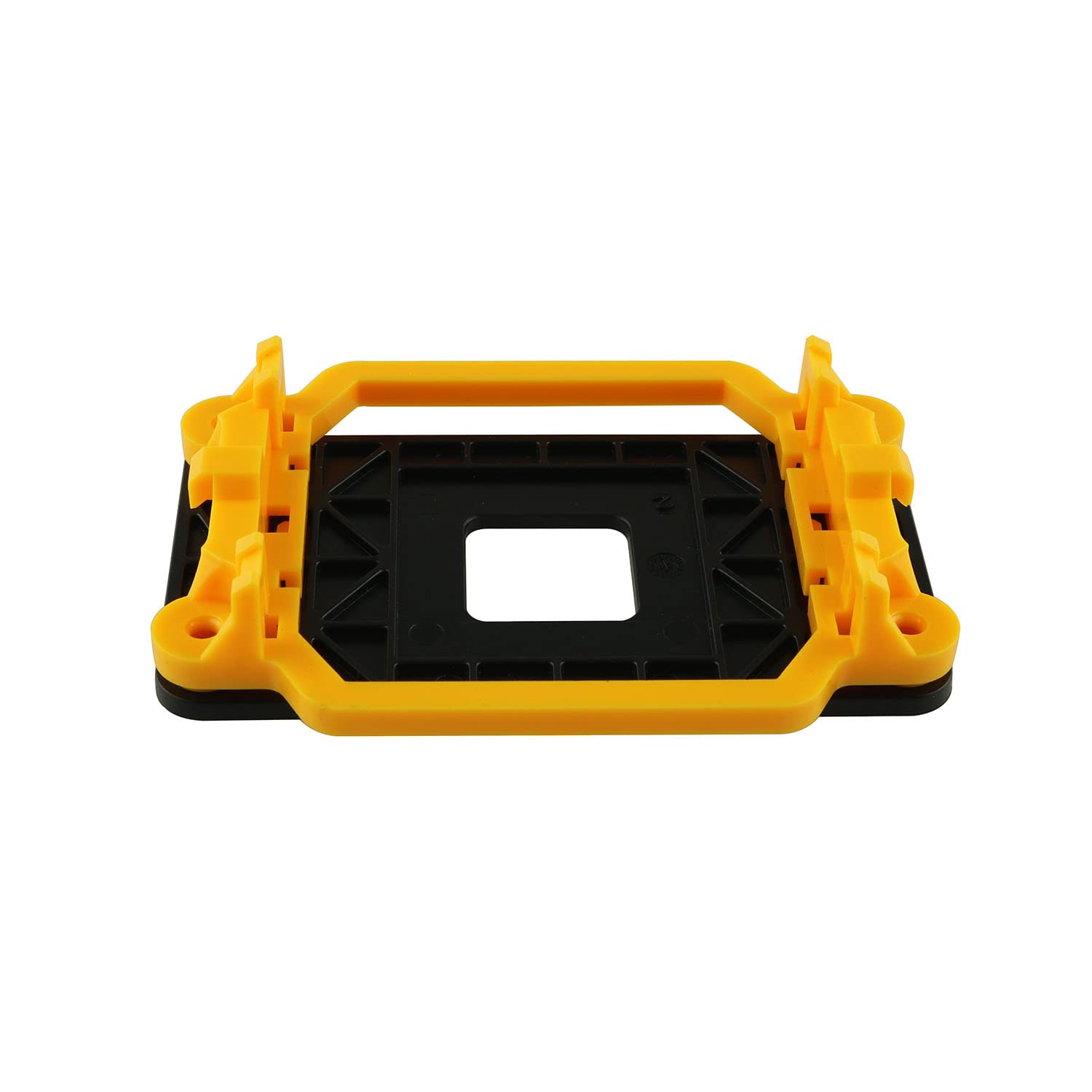 DGZZI CPU Cooler Bracket Motherboard Back Plate Heatsink Fan Stand Base Mount Bracket Holder for AMD Socket AM2 AM3, Yellow