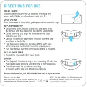 LumiSmiles Teeth Whitening Strips, Dissolving Professional Whitening Strips, 14 Treatments 28 Strips Formulated with 10% Hydrogen Peroxide. from The Makers of Lumineers